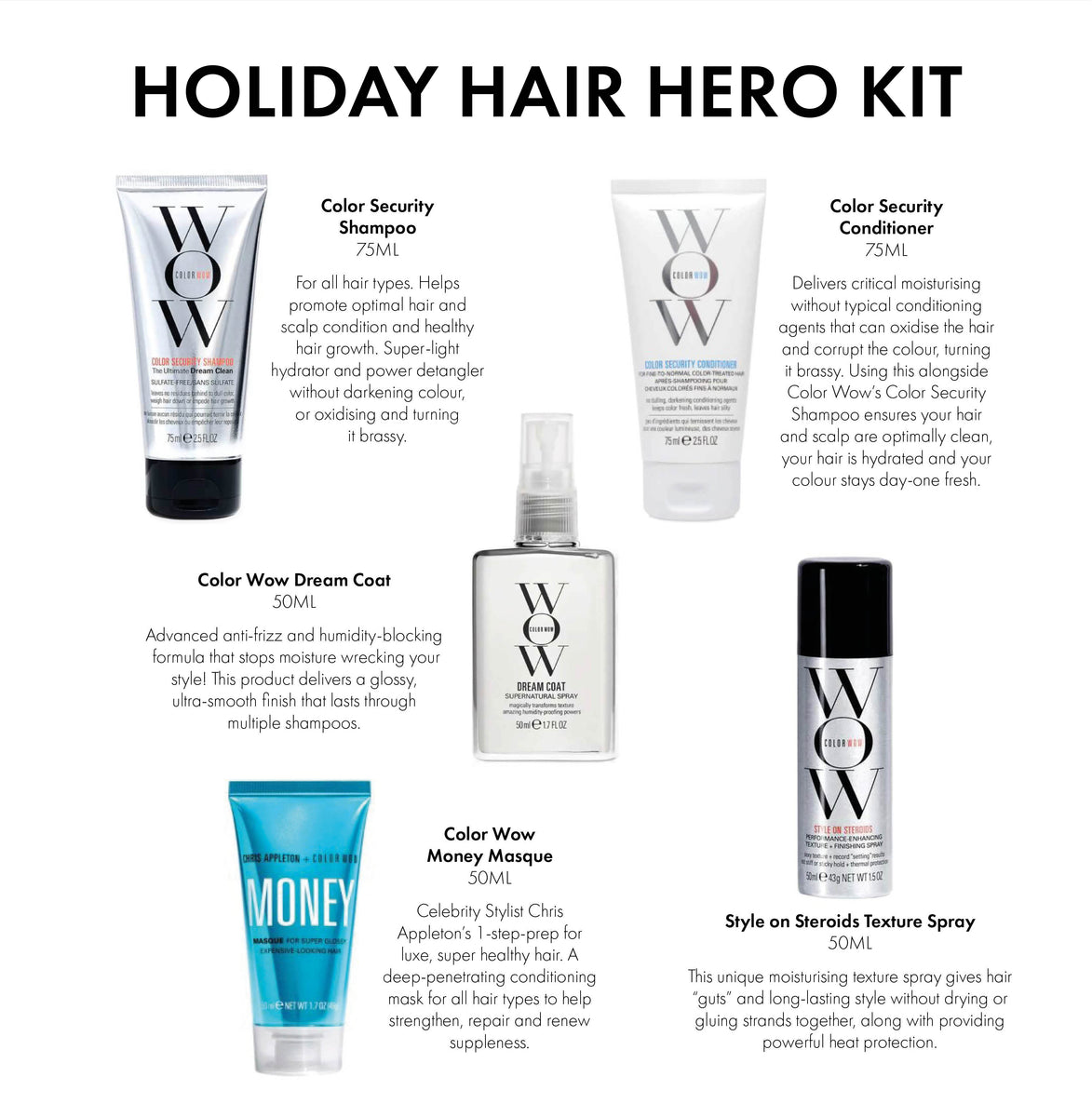 HOLIDAY HAIR HERO KIT (WORTH OVER £59) – HOB Homecare