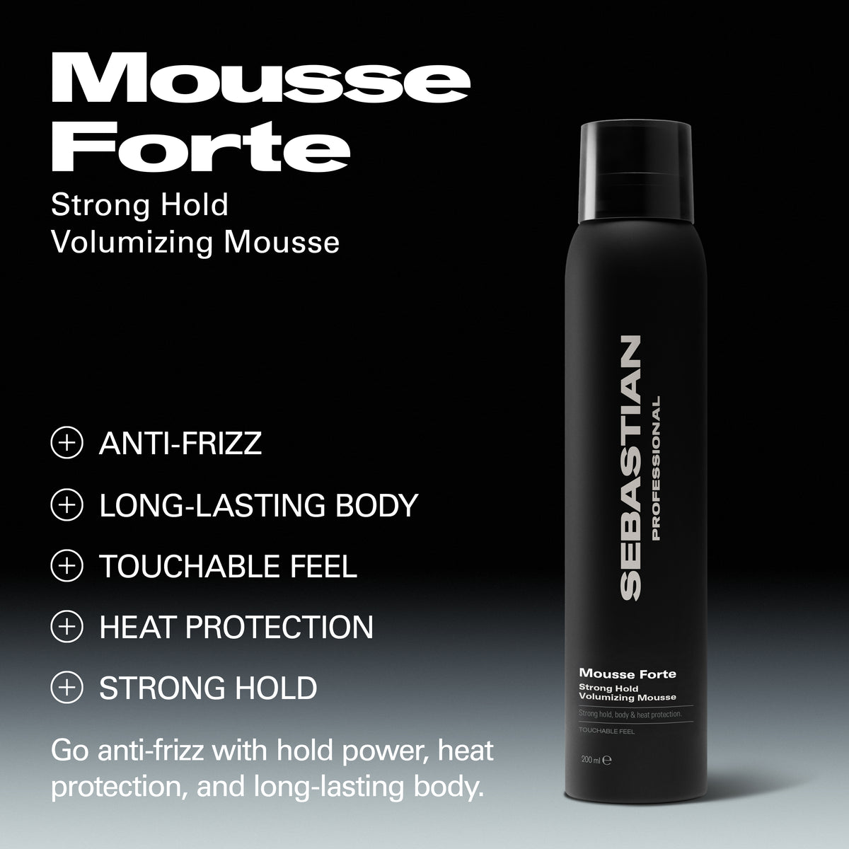Mousse Forte Volumising Mousse 200ml – HOB Homecare